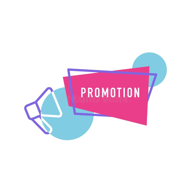 Promotion sign. Vector stock vector. Illustration of design - 184949562