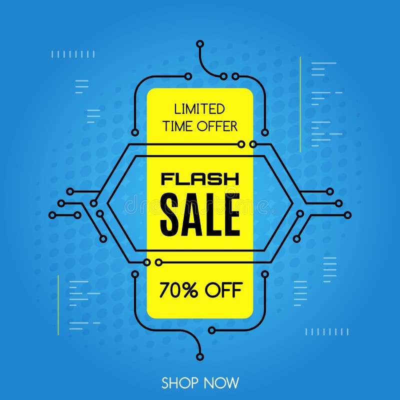 Promotional Sale Banner Template Design Stock Vector - Illustration of ...