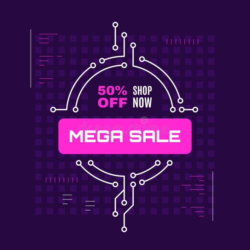 Promotional Sale Banner Template Design Stock Vector - Illustration of ...