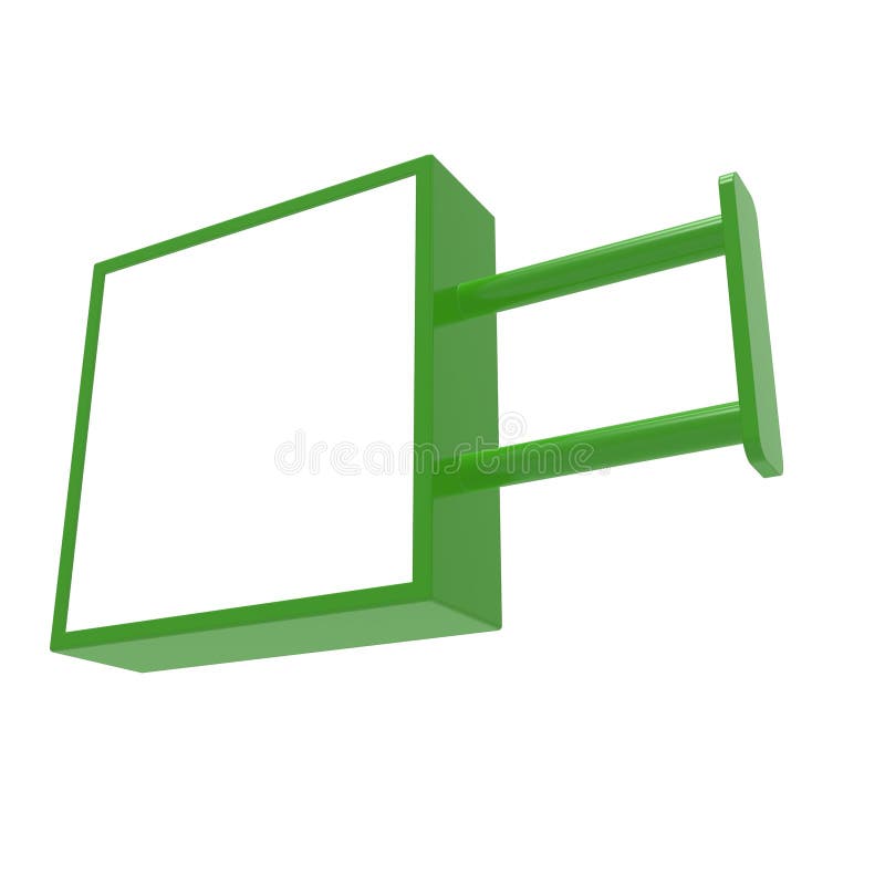 Rendered 3D Backdrop for Virtual Billboard Advertising Stock ...