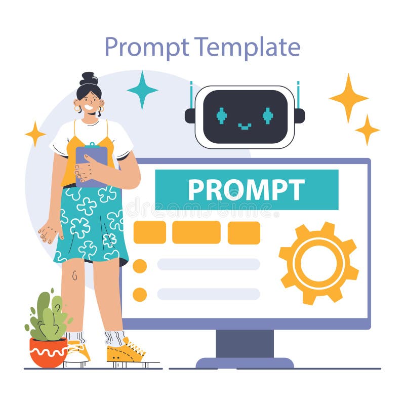 Prompt-engineers Writing a Command To a Artificial Neuron Network Stock ...