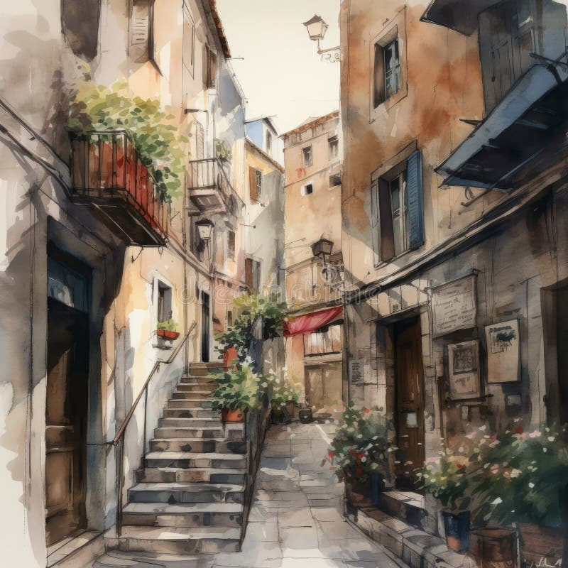 Italy Reference stock illustration. Illustration of sketch - 275136608