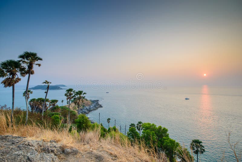 Promthep Cape in Phuket stock photo. Image of idyllic - 52052060
