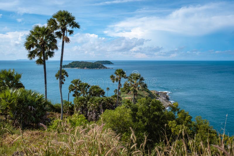 Promthep Cape Phuket Thailand, a Popular View Point in Phuket Stock ...