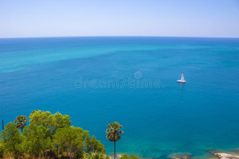 Promthep Cape View Point Phuket Thailand Stock Photo - Image of white ...