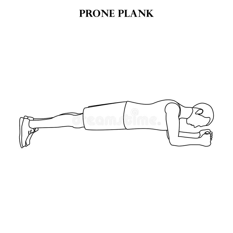 Prone Workout Stock Illustrations – 144 Prone Workout Stock ...