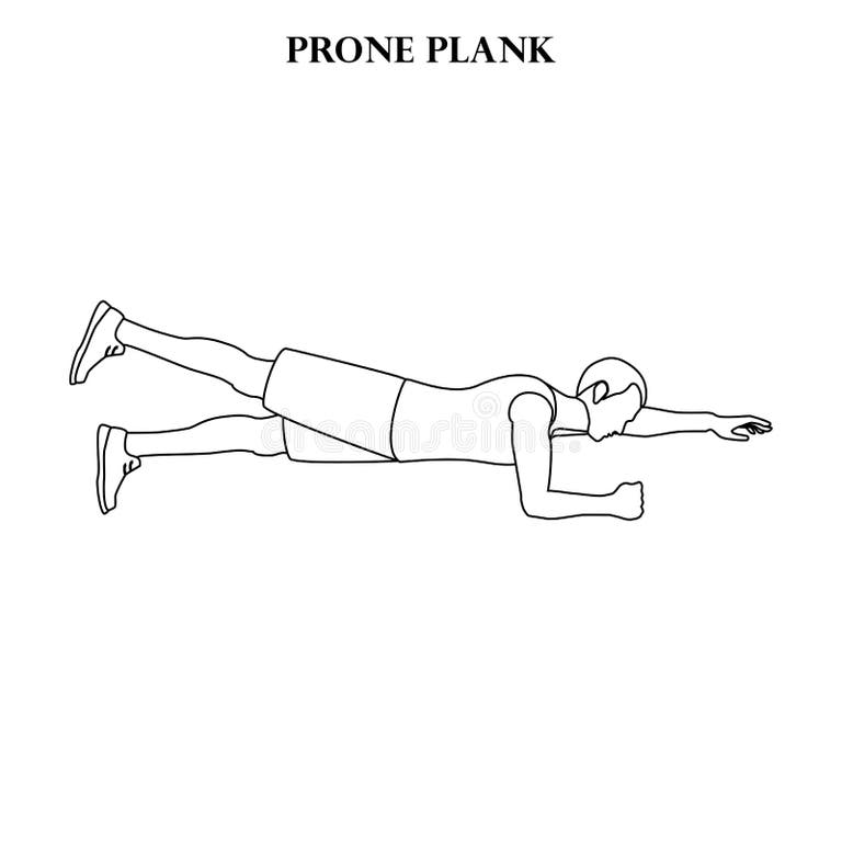 Prone Workout Stock Illustrations – 144 Prone Workout Stock ...
