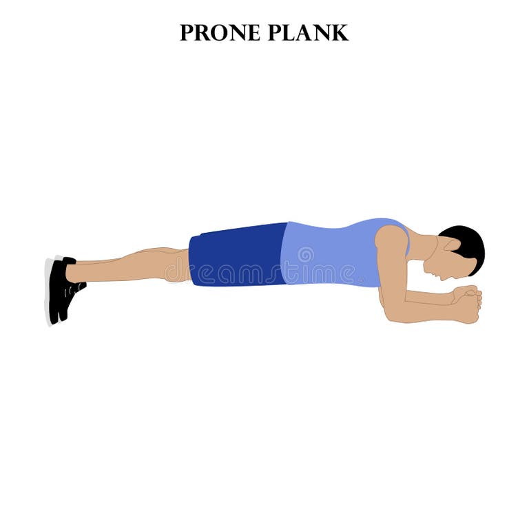 Prone Workout Stock Illustrations – 144 Prone Workout Stock ...