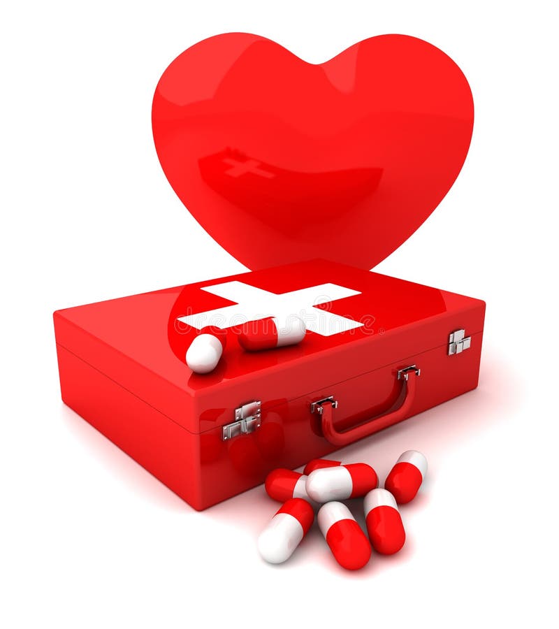 Pronto soccorso e cuore fotografia editoriale. Illustrazione di aiuto ...