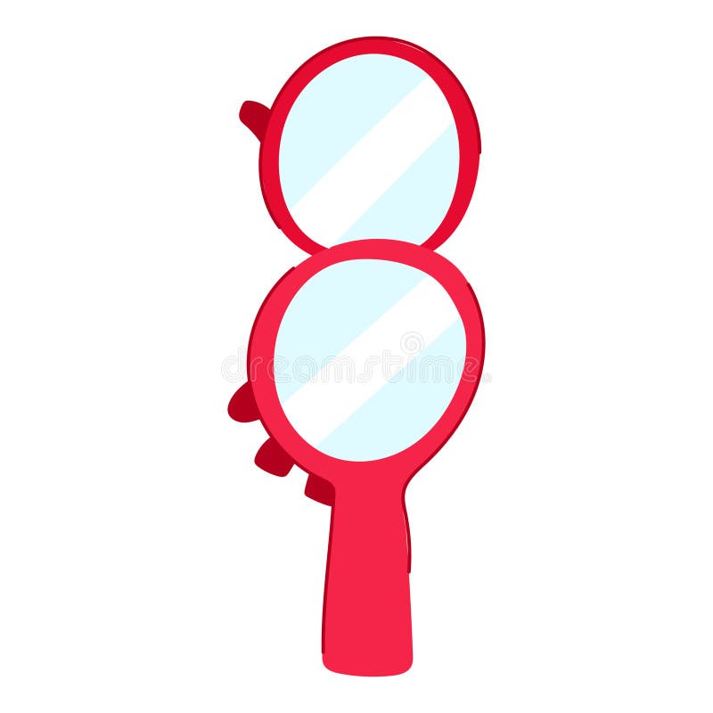 Pronunciation Speech Therapy Mirror Cartoon Vector Illustration Stock ...