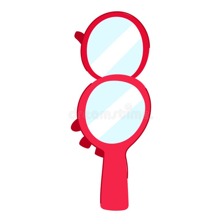 Pronunciation Speech Therapy Mirror Cartoon Vector Illustration Stock ...