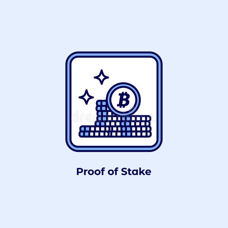 Proof of Stake POS Icon. Crypto Staking Concept Stock Illustration ... Proof of Stake POS Icon. Crypto Staking Concept Stock Illustration ...