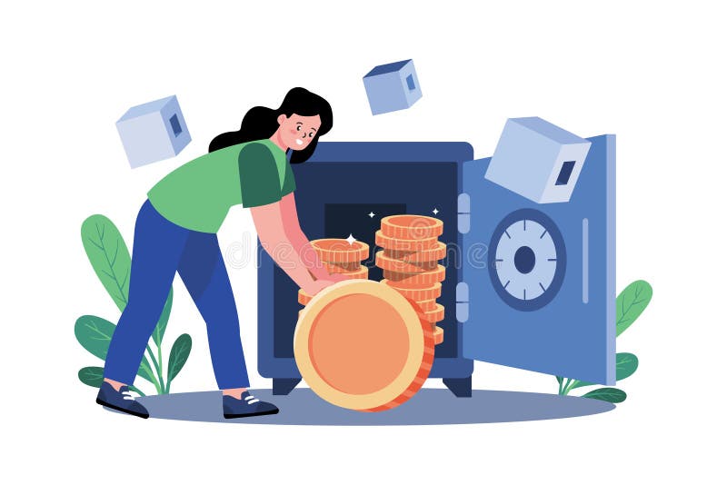 Proof of Stake (Pos) Illustration Concept on White Background Stock ...