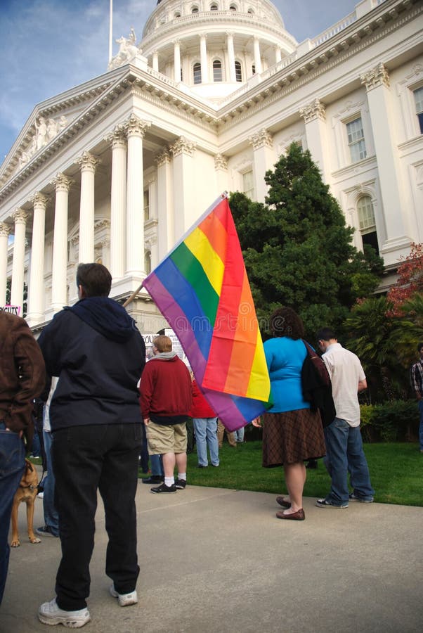 Prop 8 Protest editorial photo. Image of demonstrators - 7261401