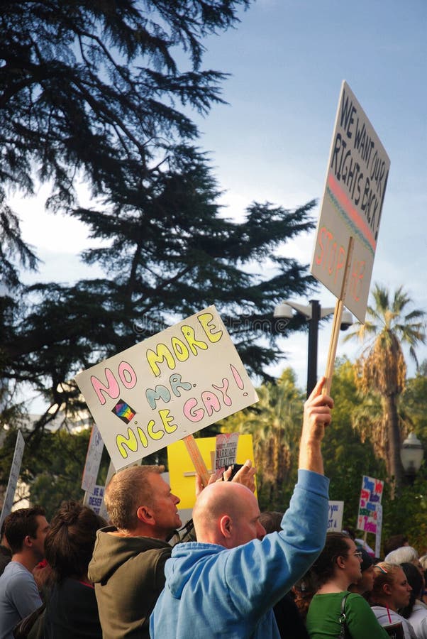 Prop 8 Protest editorial image. Image of proposition, issue - 7261405