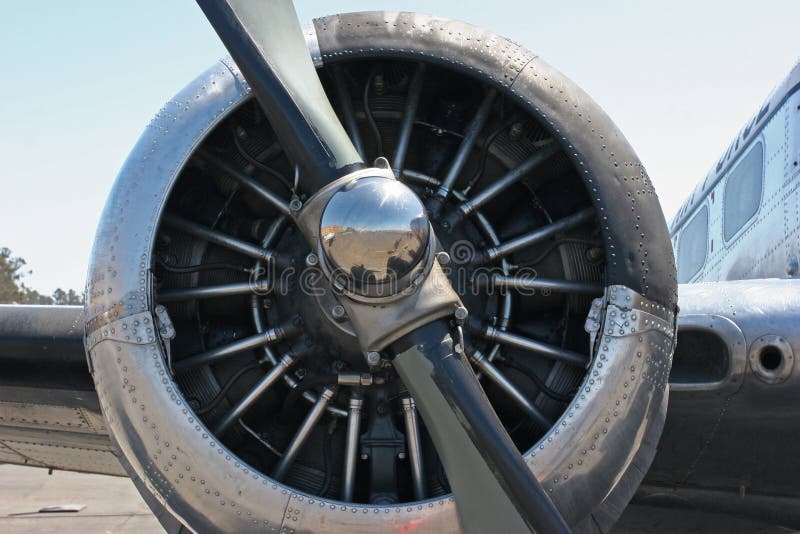 Prop Engine stock photo. Image of rivets, pistons, historic - 13135612