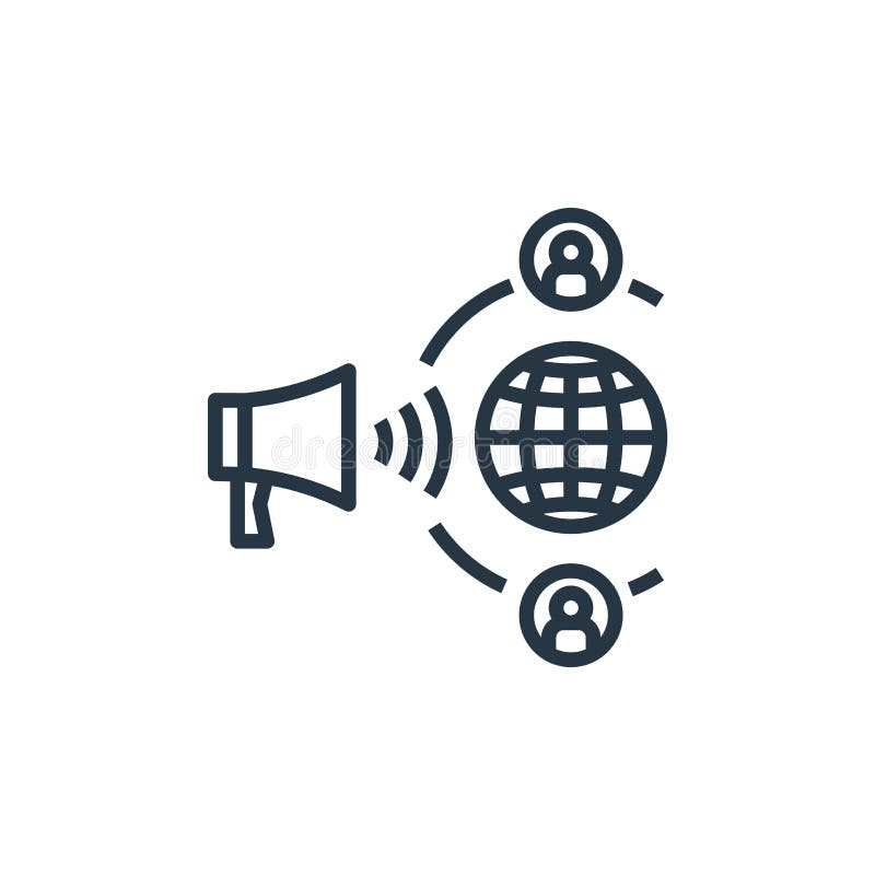 Propaganda Icon Vector from Industrial Revolution Collection. Thin Line ...