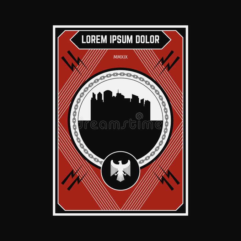 Propaganda Poster Background Stock Vector - Illustration of revolution ...