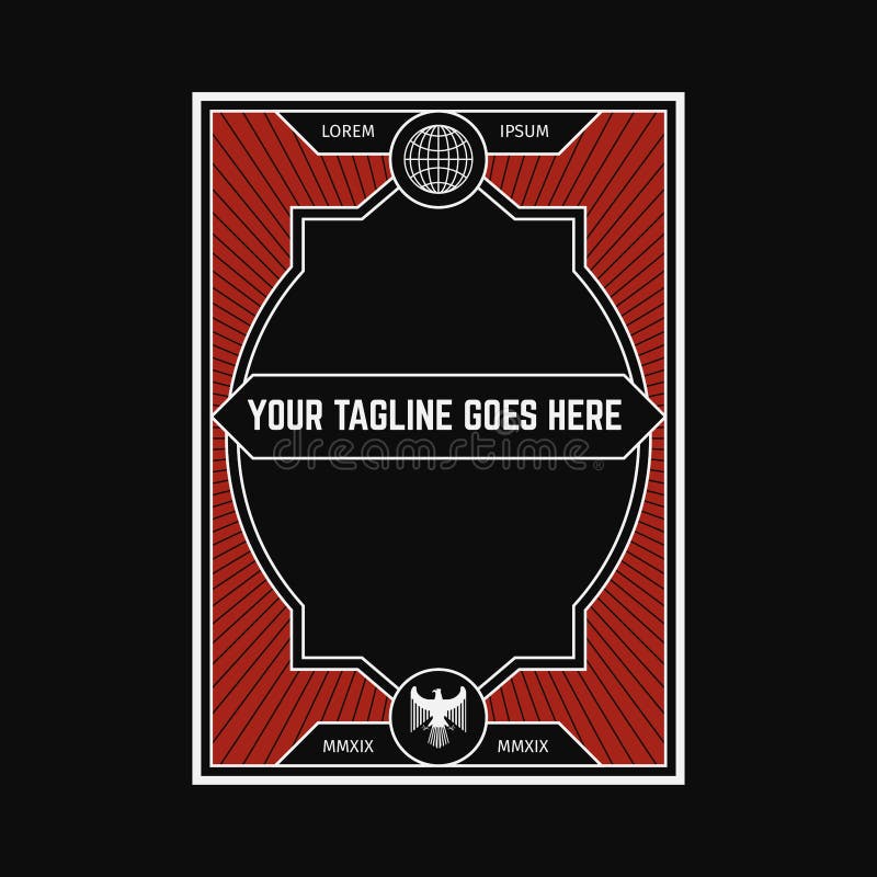 Propaganda Poster Background Stock Vector - Illustration of original ...