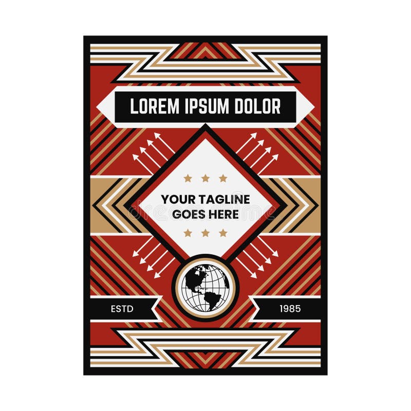 PROPAGANDA POSTER DESIGN TEMPLATE Stock Vector - Illustration of banner ...