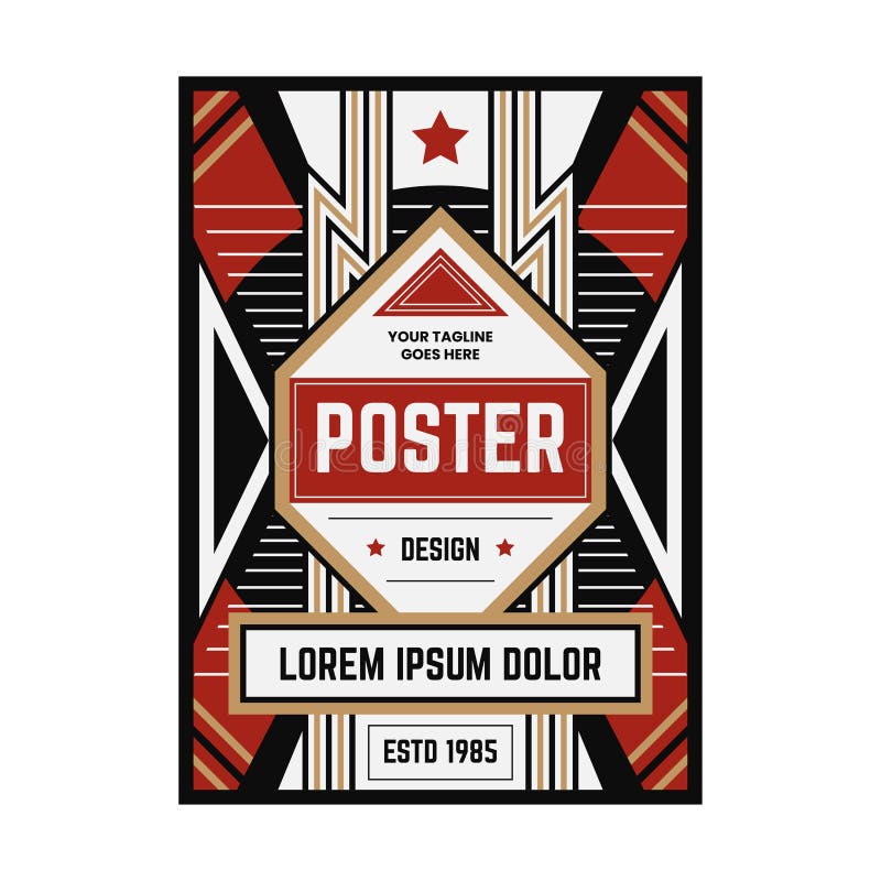 PROPAGANDA POSTER DESIGN TEMPLATE Stock Vector - Illustration of ...