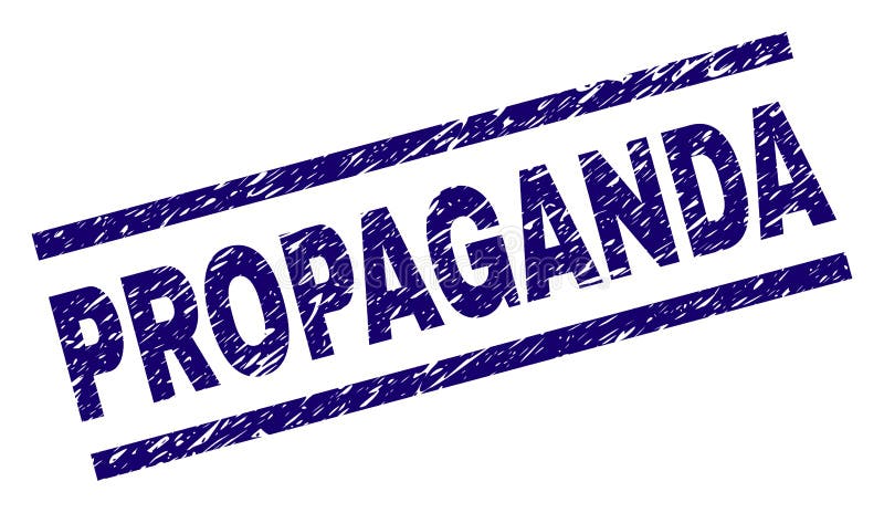 Propaganda blue stamp stock illustration. Illustration of sticker ...