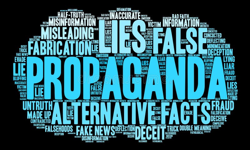 Propaganda Word Cloud stock vector. Illustration of misinformation ... Propaganda Word Cloud stock vector. Illustration of misinformation ...