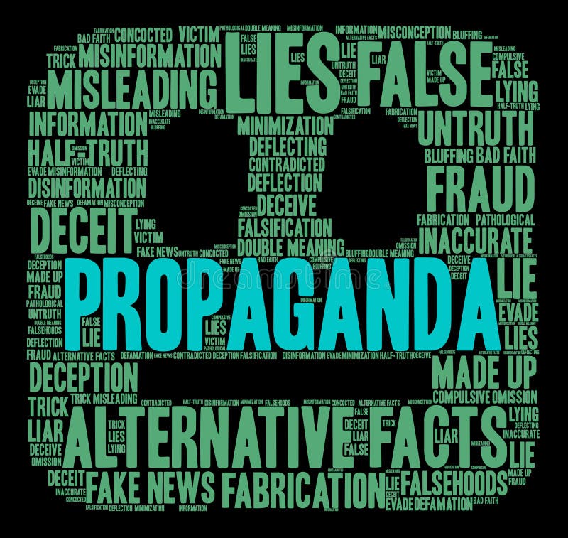 Propaganda Word Cloud stock vector. Illustration of facts - 99181508