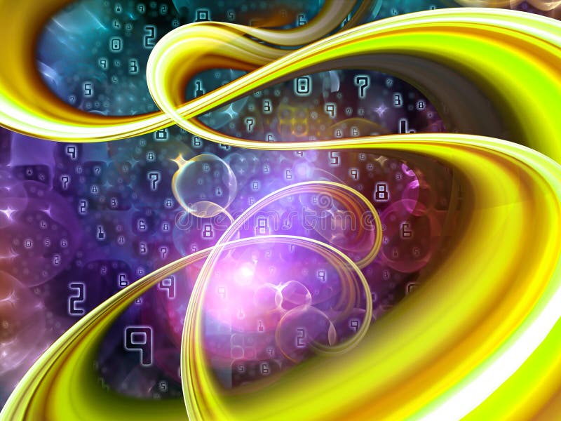 Propagation of Digital World Stock Illustration - Illustration of ...