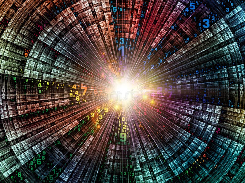 Propagation of Digital World Stock Illustration - Illustration of ...