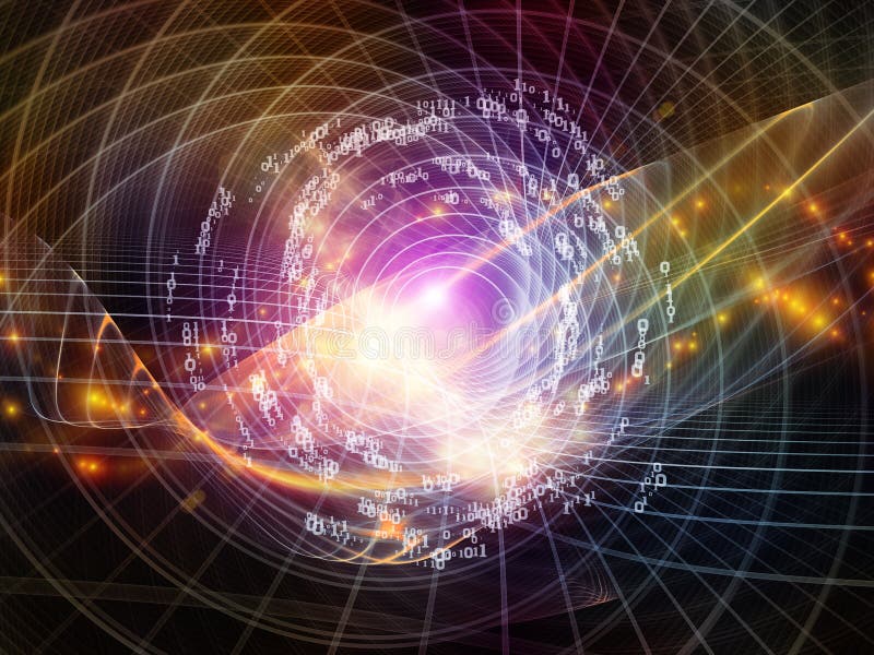 Propagation of Digital World Stock Illustration - Illustration of ...