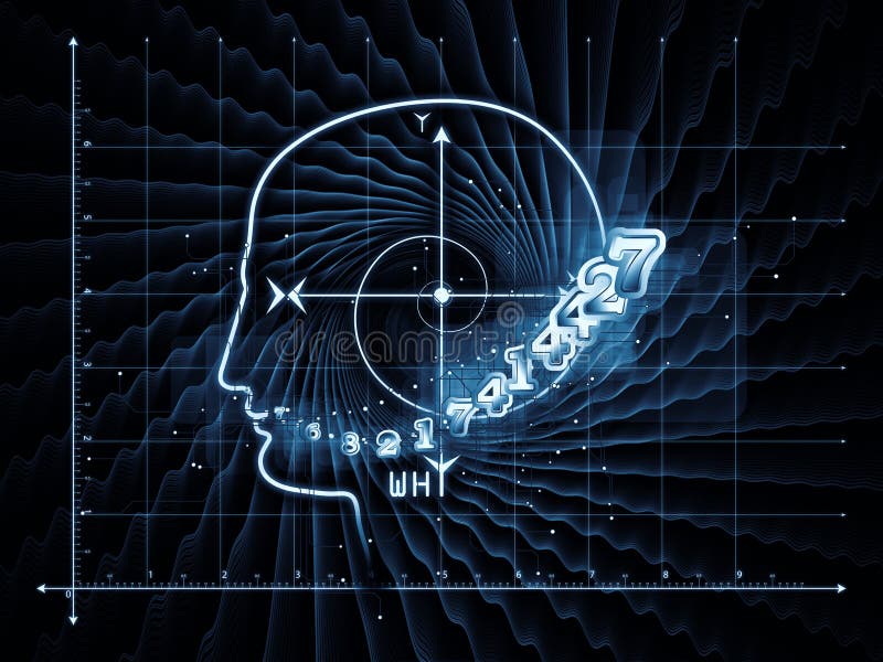 Propagation of Geometry stock illustration. Illustration of information ...