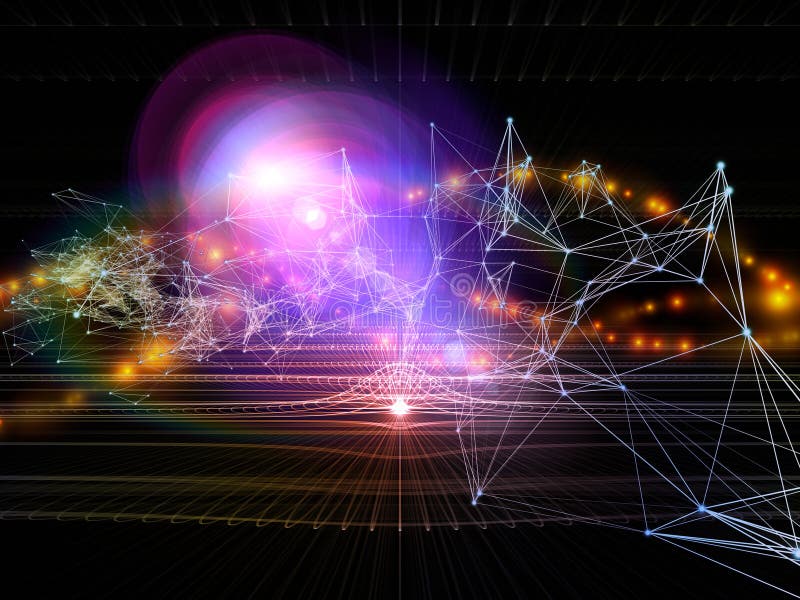 Propagation of Information Stream Stock Illustration - Illustration of ...