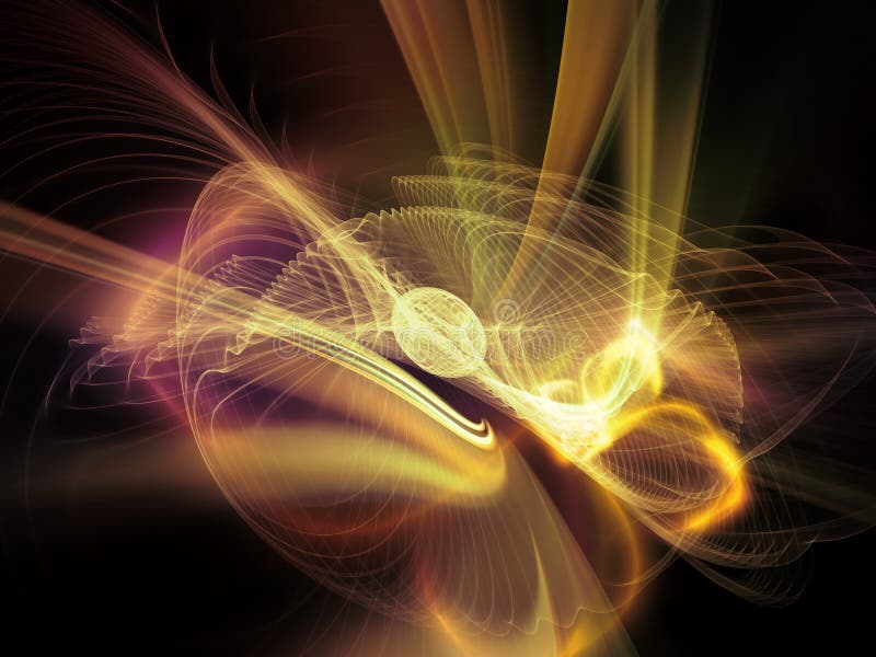 Propagation of Light Waves stock illustration. Illustration of science ...