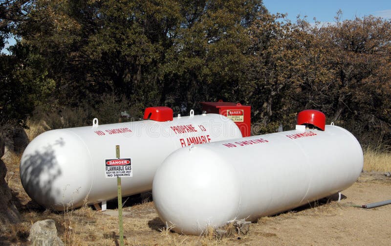 Propane Storage Tanks stock image. Image of propane, power - 29287261