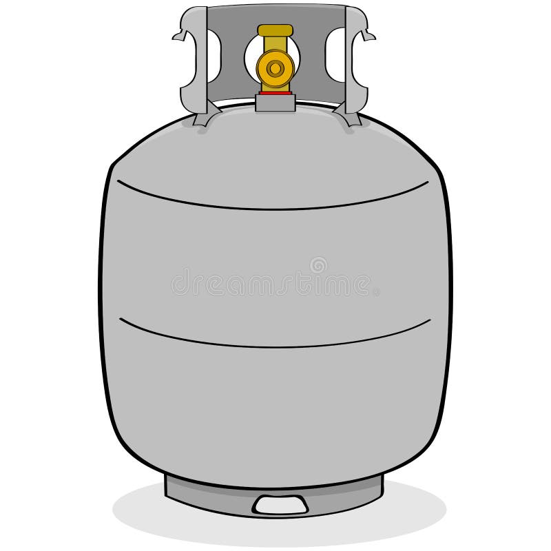 Propane tank stock vector. Illustration of cook, tank - 37539963