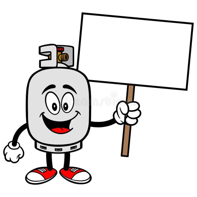 Cartoon Propane Tank Stock Illustrations – 690 Cartoon Propane Tank ...