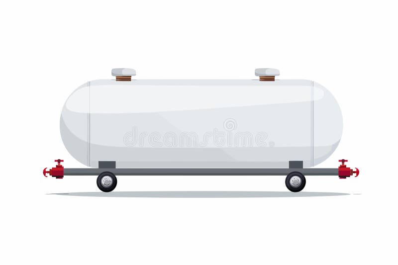 Propane Tank Stock Image Isolated Vector Style Stock Vector ...