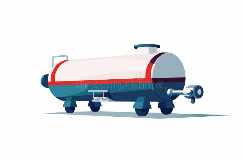Propane Tank Stock Image Isolated Vector Style Stock Vector ...