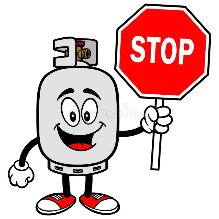 Cartoon Propane Tank Stock Illustrations – 690 Cartoon Propane Tank ...