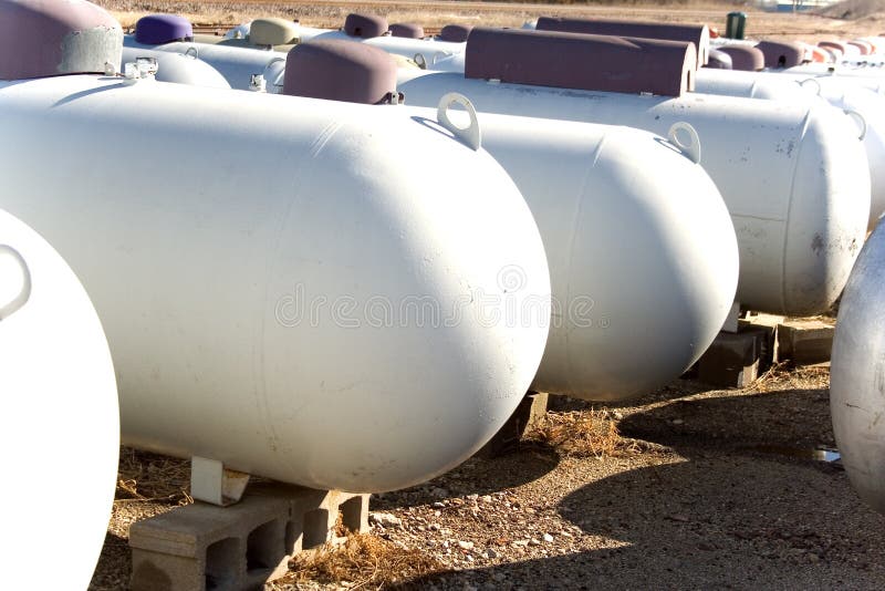 Propane tanks stock image. Image of crude, power, burn - 4023445