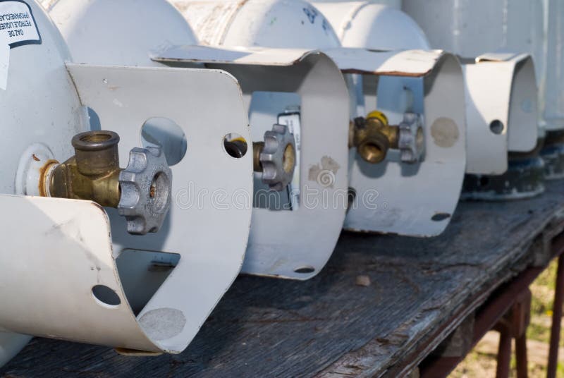 Propane Tanks stock image. Image of refill, tank, outdoors - 5561011