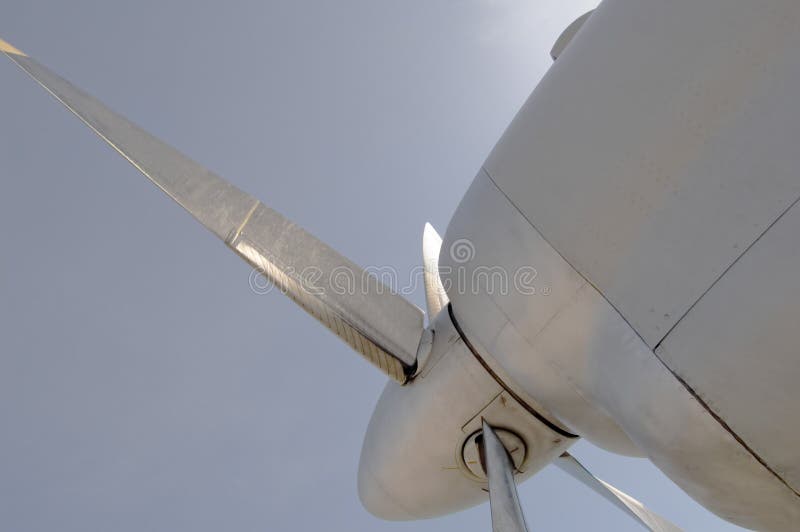 Propeller stock image. Image of cowling, silver, rivet - 12186575