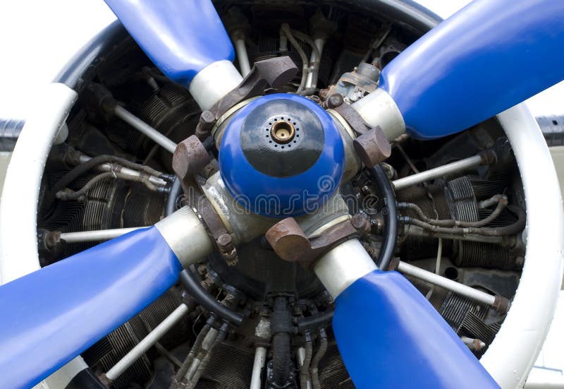 Airplane Propeller Flight Aviation Engine Isolated Stock Photo - Image ...