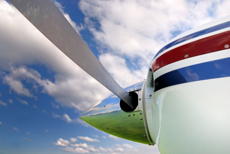 Propeller stock image. Image of airport, landing, aerobatics - 6579979