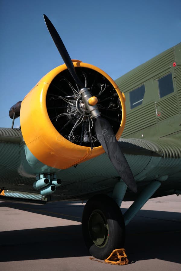 Propeller aircraft stock photo. Image of interceptor - 38280522