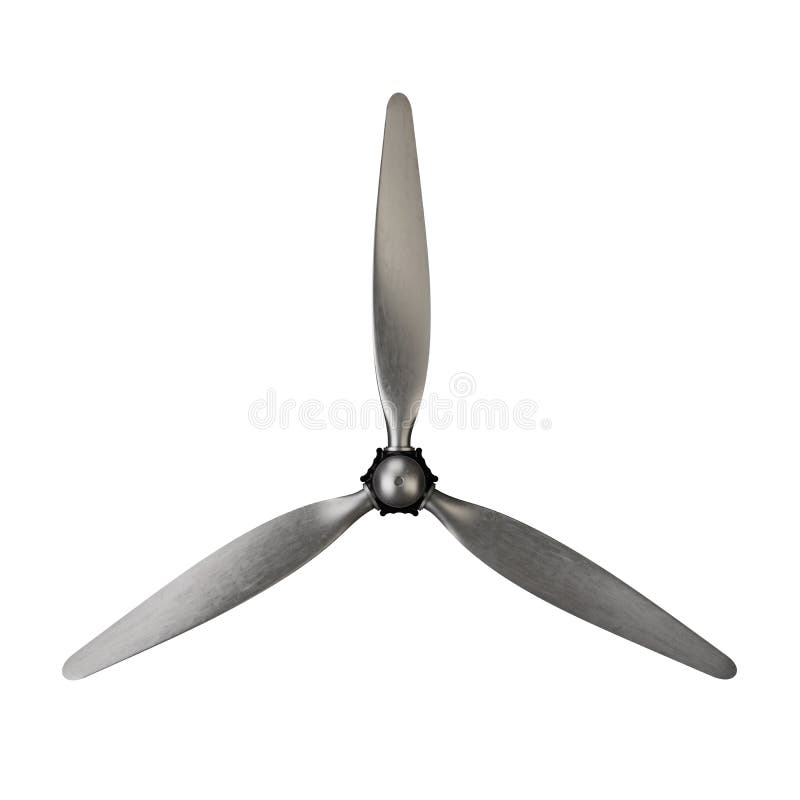 Airplane Propeller with 4 Blades Stock Illustration - Illustration of ...