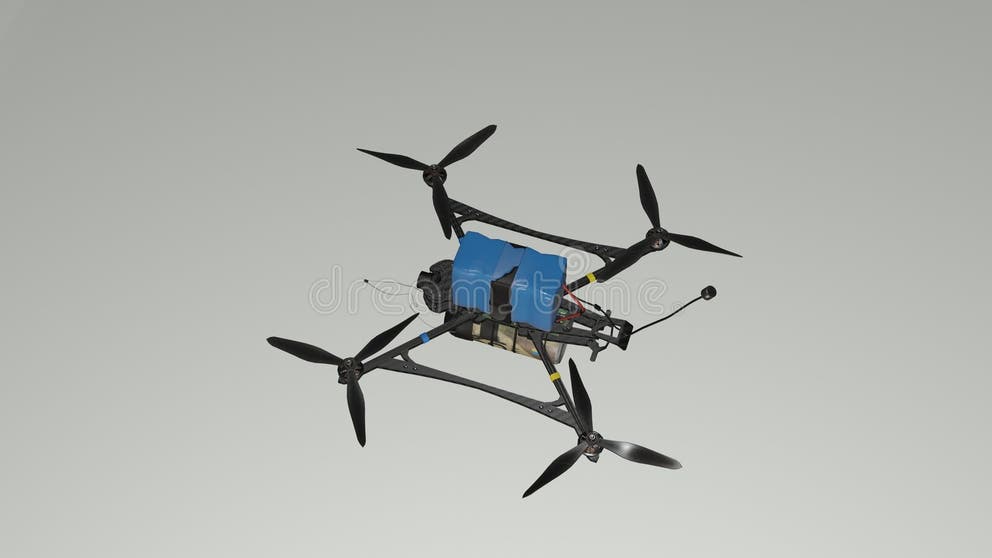 Propeller Drone Camera stock illustration. Illustration of propeller ...