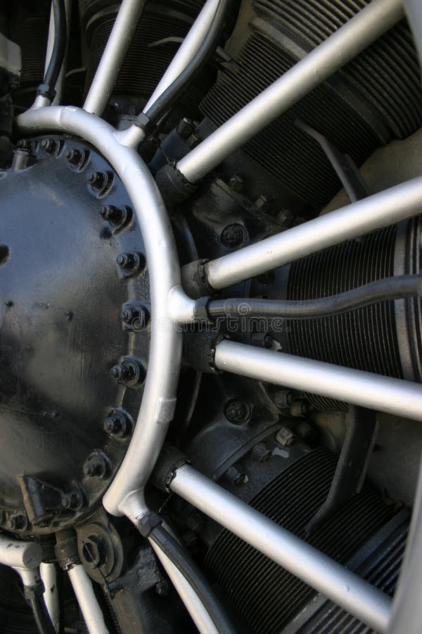 Propeller engine stock photo. Image of engine, metal, cylinder - 75122