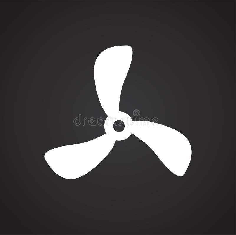 Propeller Icon on Background for Graphic and Web Design. Simple Vector ...